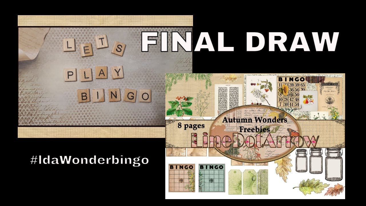 LAST NUMBERS-PLAYING BINGO - FULL CARD #ldawonderbingo BY #linedotarrow ...