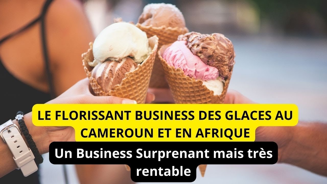 Reportage Cameroun, investir dans la vente des glaces au Cameroun - YouTube