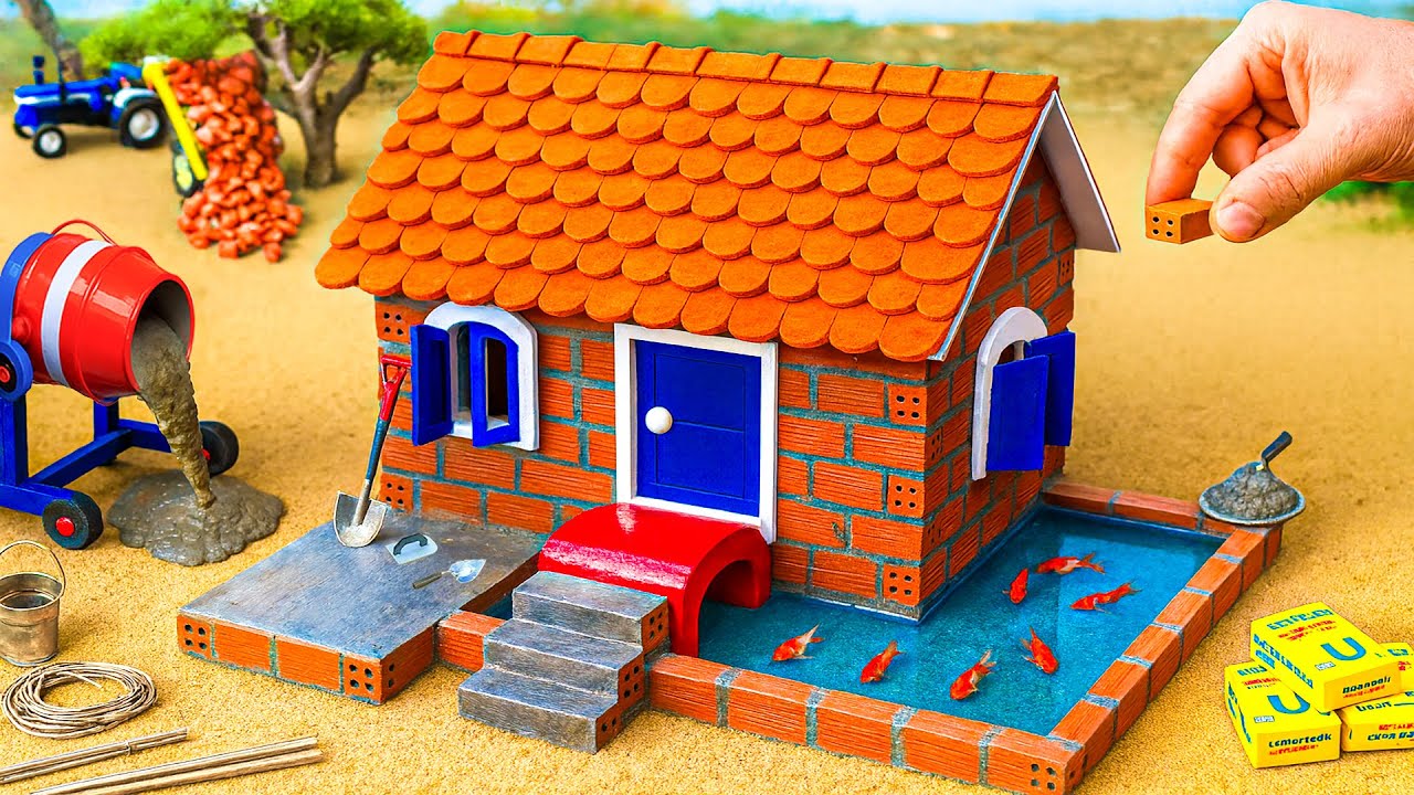 DIY Construction Science Project - Building a Modern Mini Brick ...