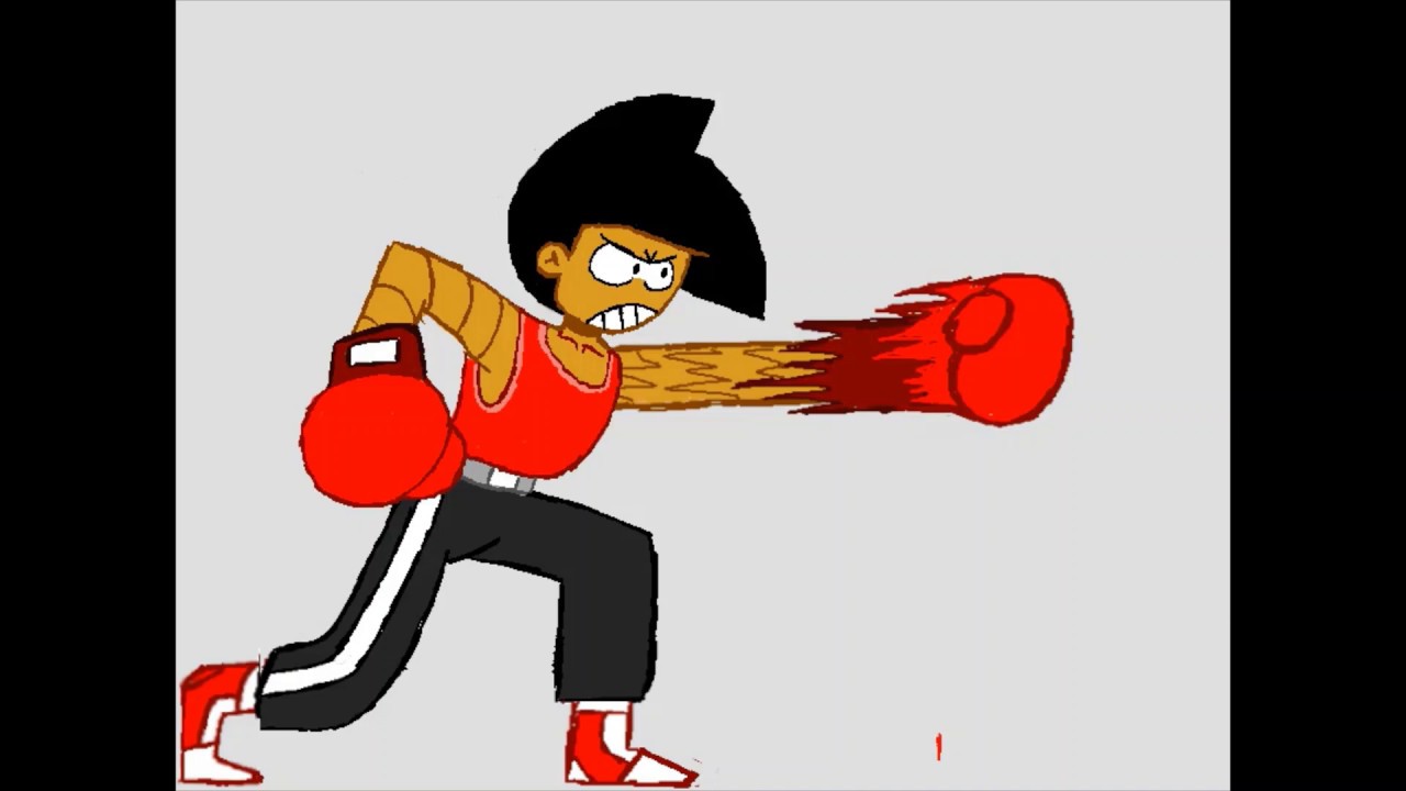 Rapid fire Punches (animation test) - YouTube