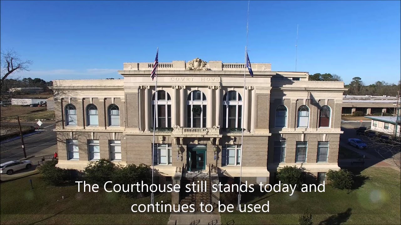 History Live and in Living Color: DeSoto Parish Courthouse - YouTube