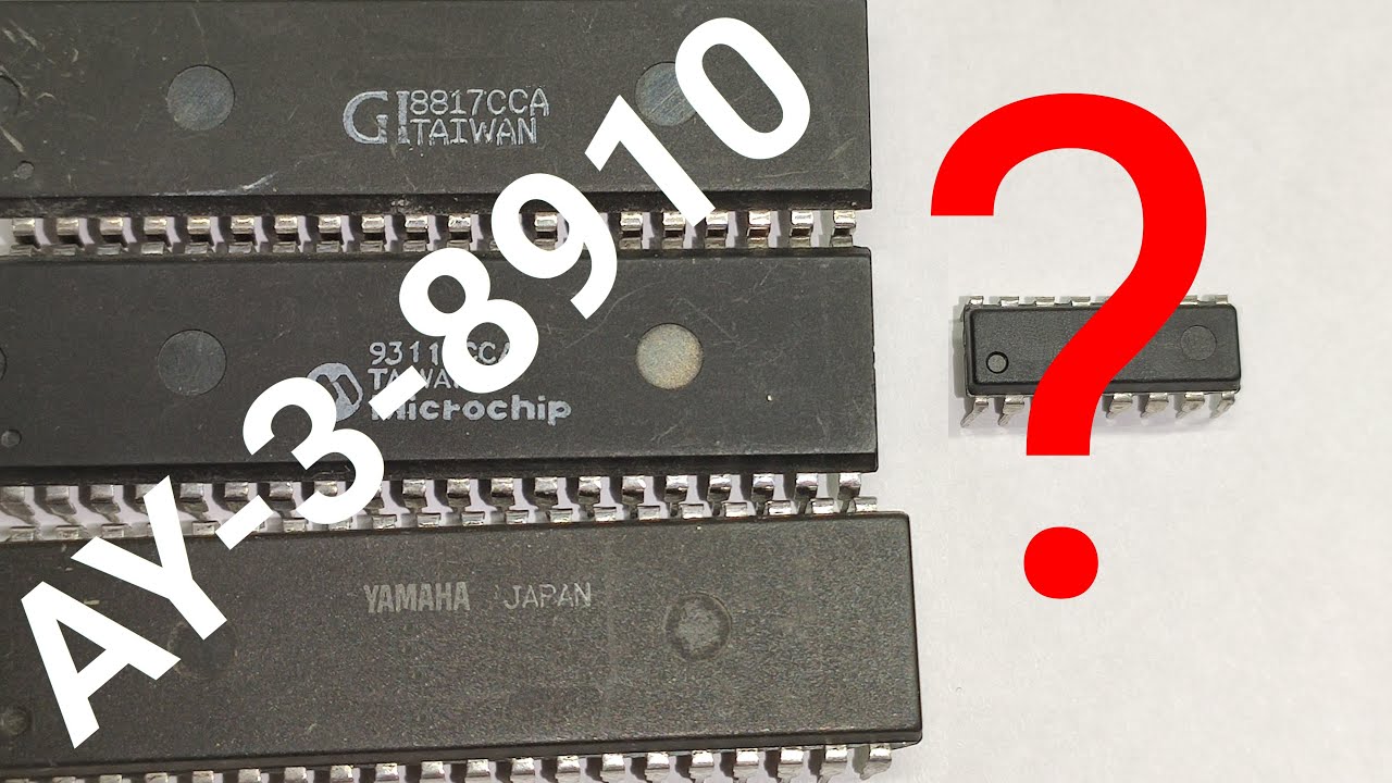 AY-3-8910? YM2149? - No! - It's YMZ284 - YouTube