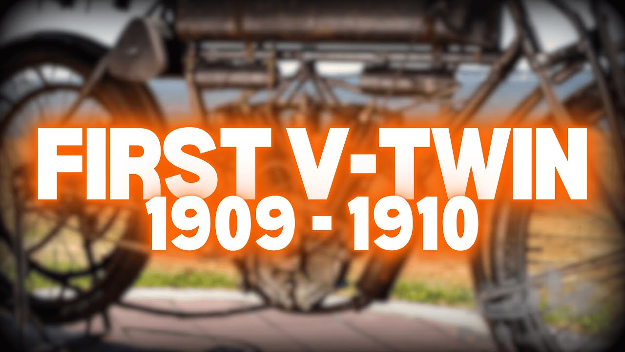 The First Harley Davidson V-Twin Engine - YouTube