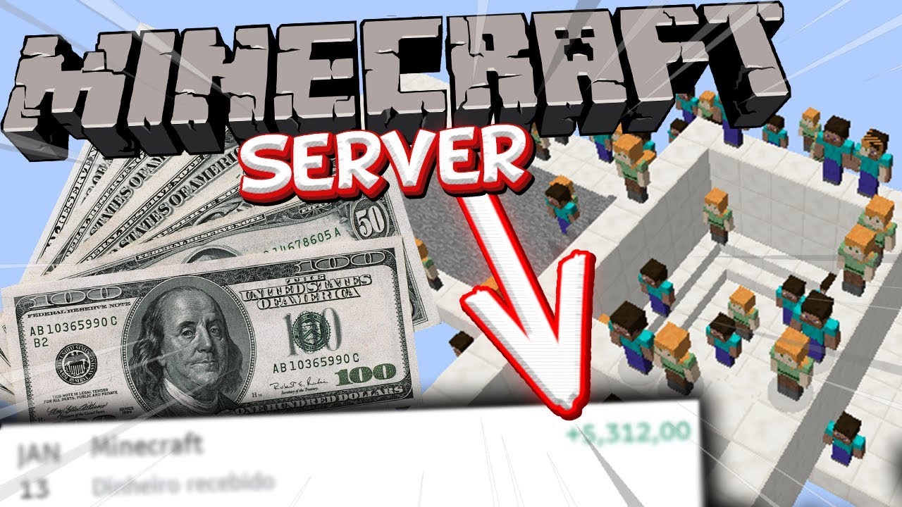 Criei Um Server De Minecraft Em 1 Dia E Veja Quanto Ganhei Youtube
