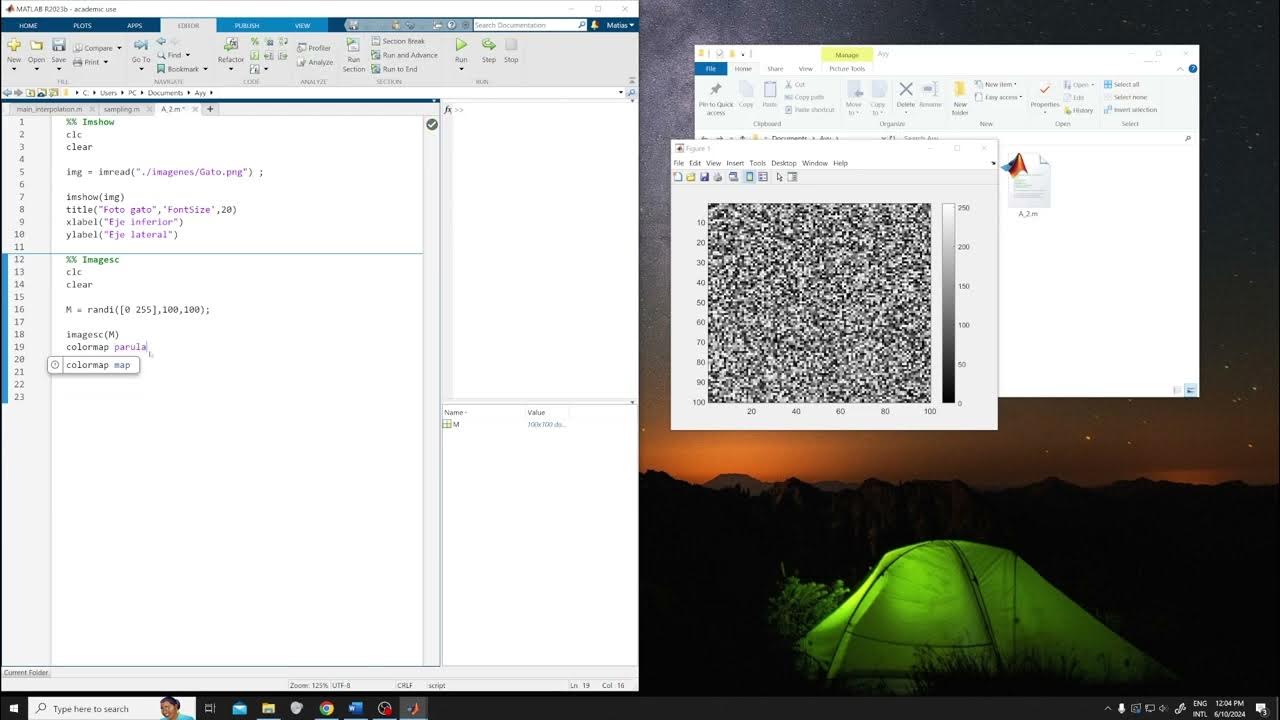 Visualizacion de datos: Imagesc e imshow - YouTube