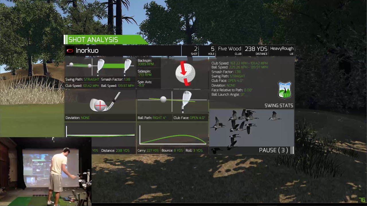 TGC Sim Golf - Whistling Straits, OHL - Round 2, 74 - 11/13/17 - YouTube