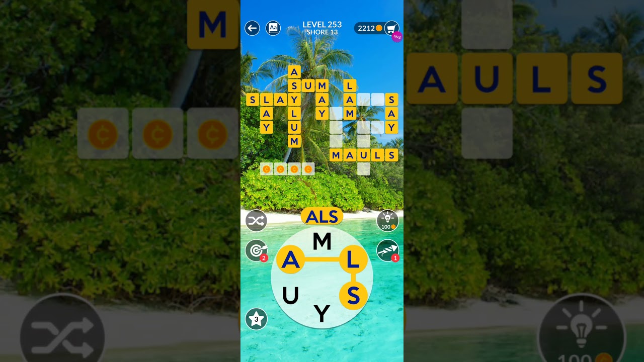 WordScapes Level 250 to 256 - YouTube