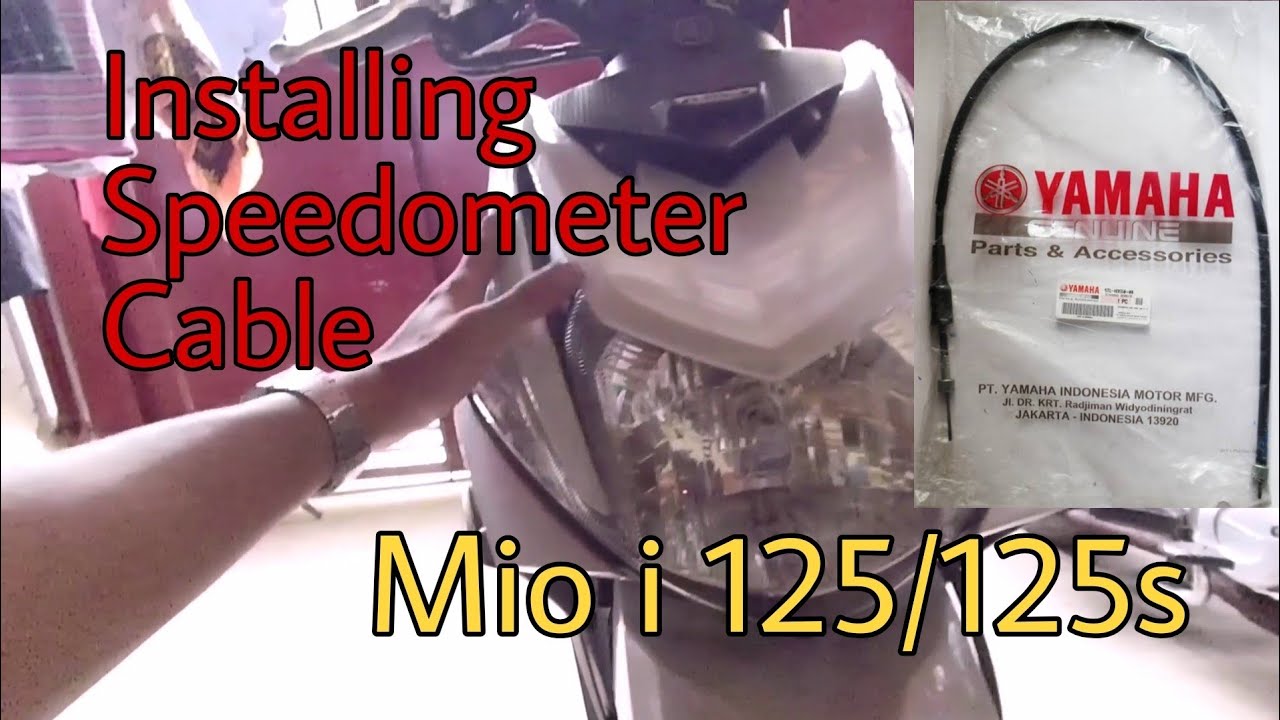 HOW TO INSTALL SPEEDOMETER CABLE | FAULT CODE 42 | Mio i 125 - YouTube