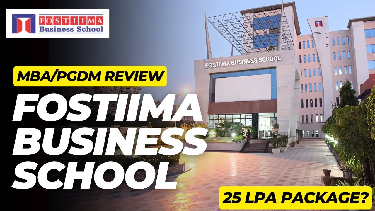 FOSTIIMA Business School PGDM Review: 25 LPA Highest CTC🔥 | Placements ...