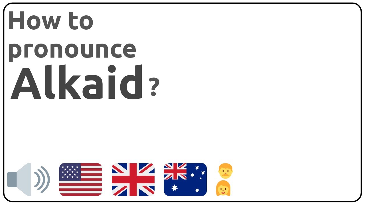 How to pronounce Alkaid in english? - YouTube