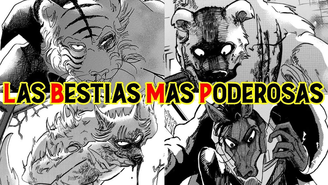 TOP 4 BESTIAS más PODEROSAS de BEASTARS | Análisis completo - VOZ DE ...