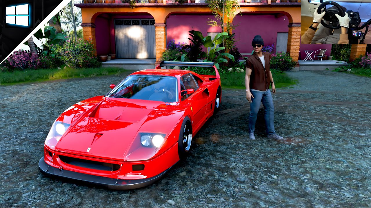 1200 HP Ferrari F40- Steering Wheel Gameplay Immersive Ultra Graphics ...