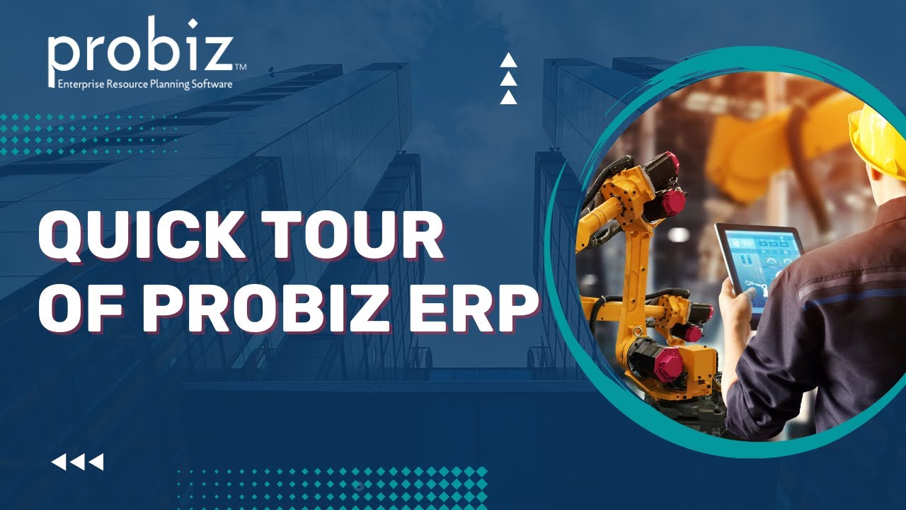 Quick Tour Of Probiz ERP - YouTube