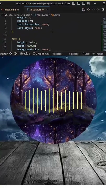 How To Create A Stunning Css Animation With Html And Music Techtips Webzone Htmlcss