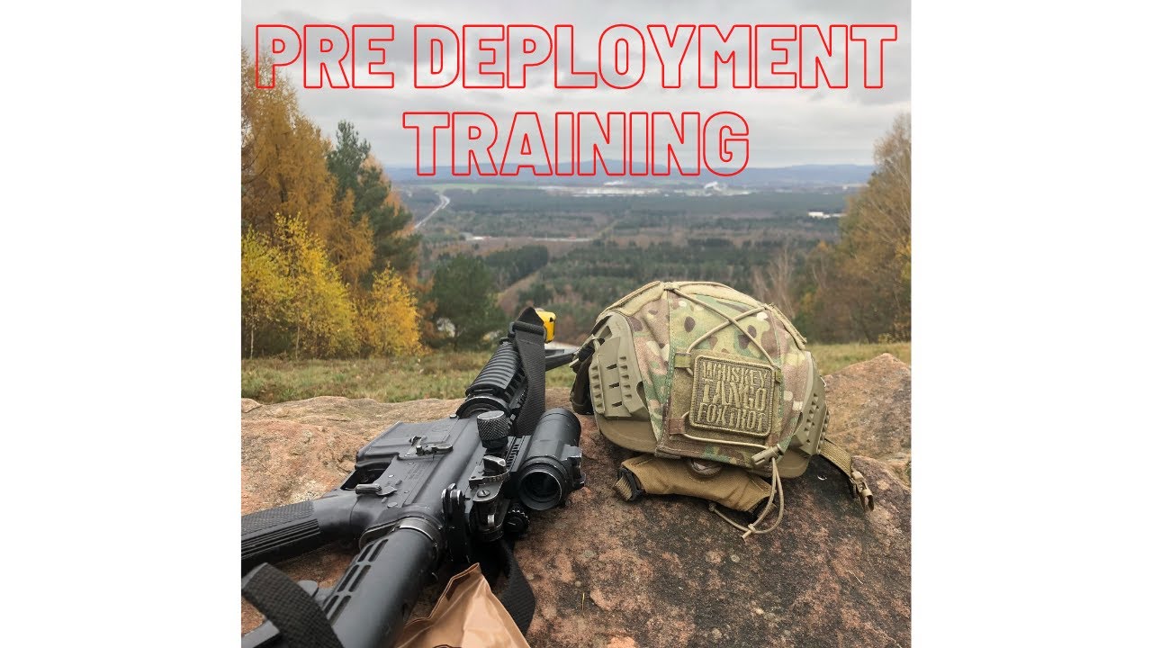 Deployment training?? [ Security forces pre deployment training ] - YouTube