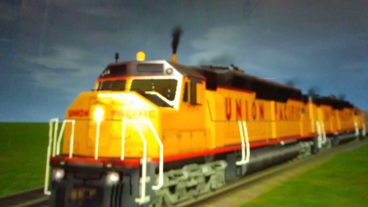 Rainy day on the sunset gluch Trainz - YouTube