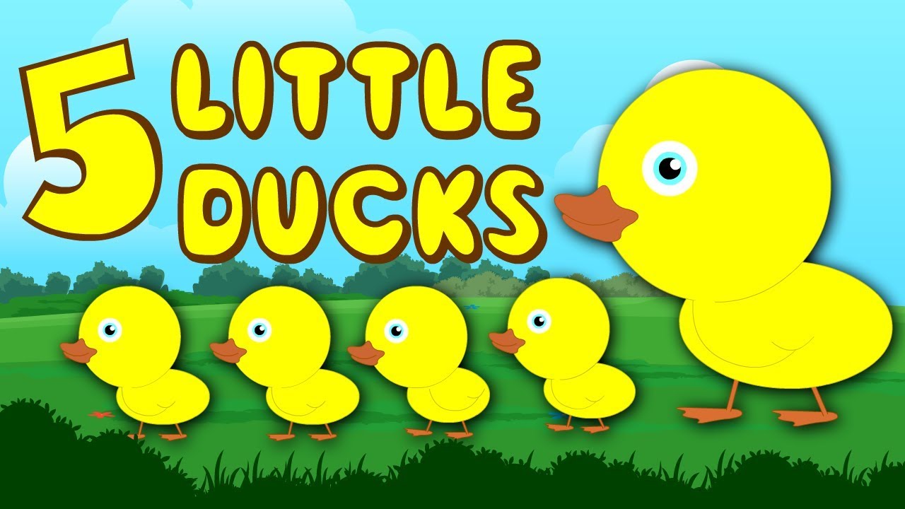 Five Little Ducks Went Swimming Poem For Kids | Nursery Rhymes | Poem ...