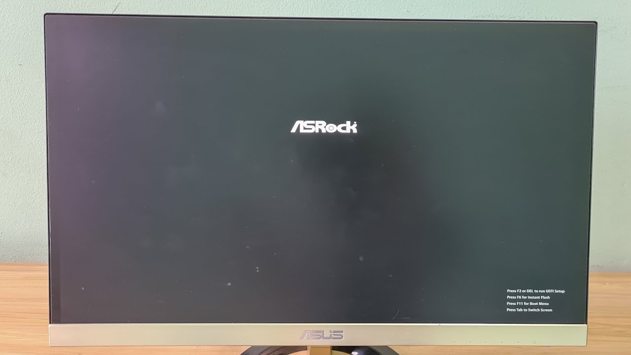 ASROCK, how to boot from USB - YouTube