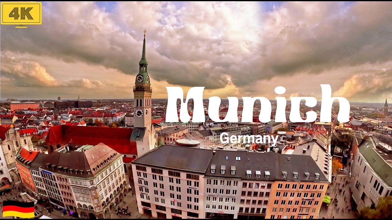 Munich Germany🇩🇪|4K Marienplatz walking Tour |Munich city night｜慕尼黑瑪麗恩 ...