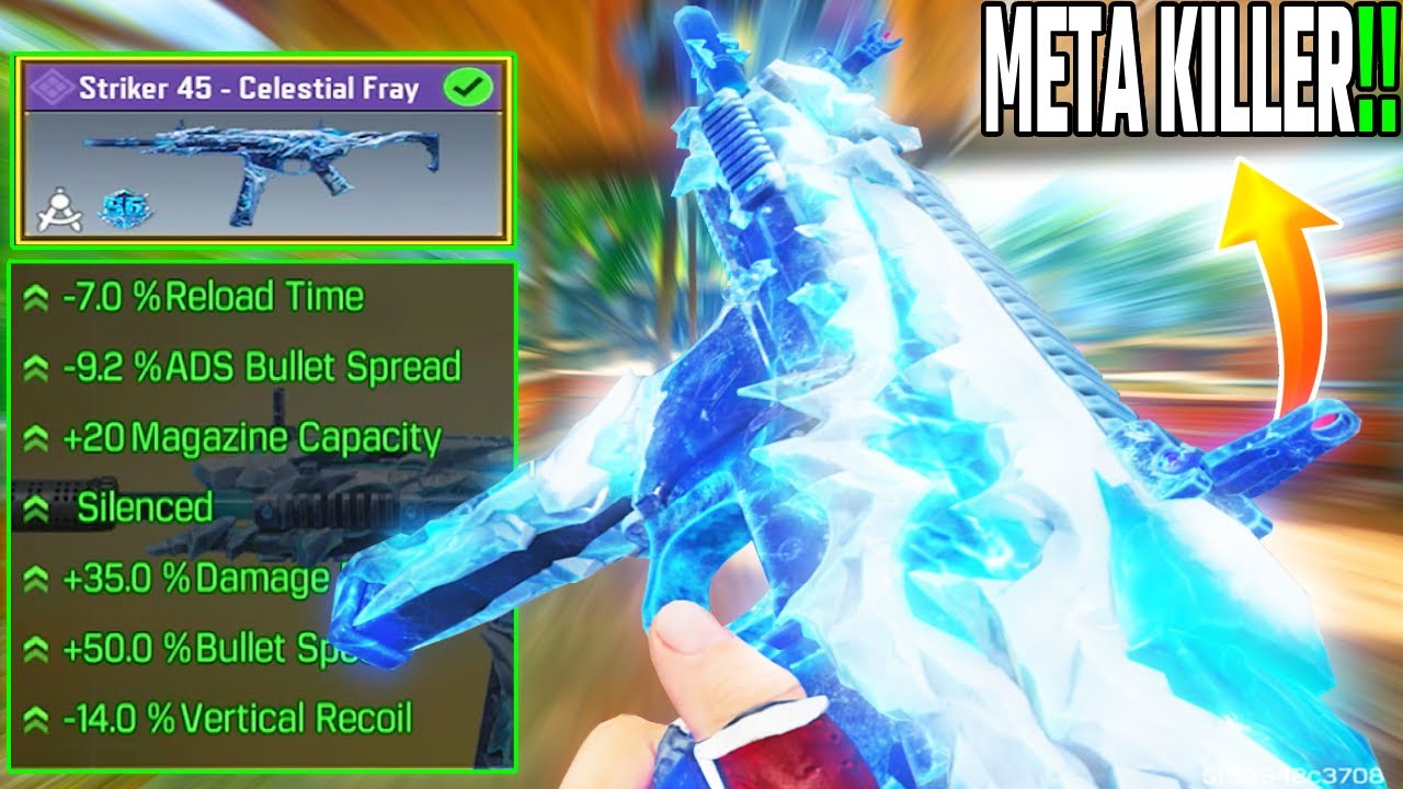 New Striker 45 Gunsmith is Cracked!! Striker 45 Loadout Destroying Meta ...