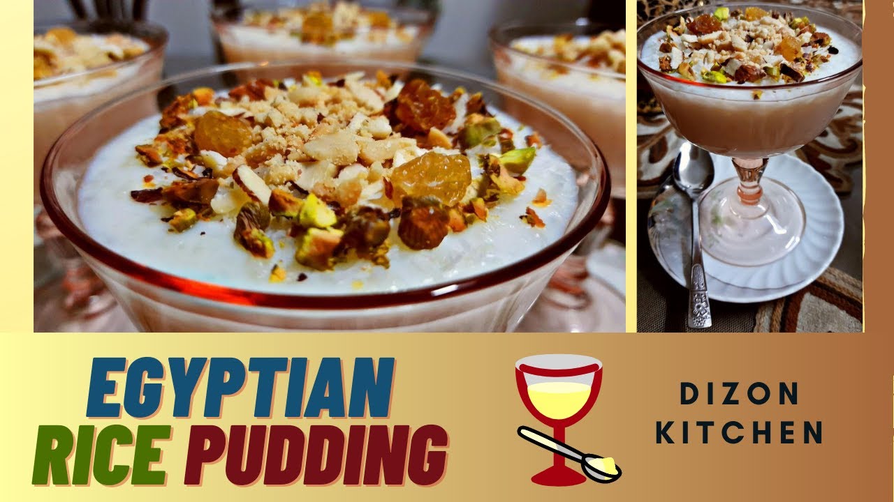 Egyptian Rice Pudding | Roz Bel Laban | رز باللبن - YouTube