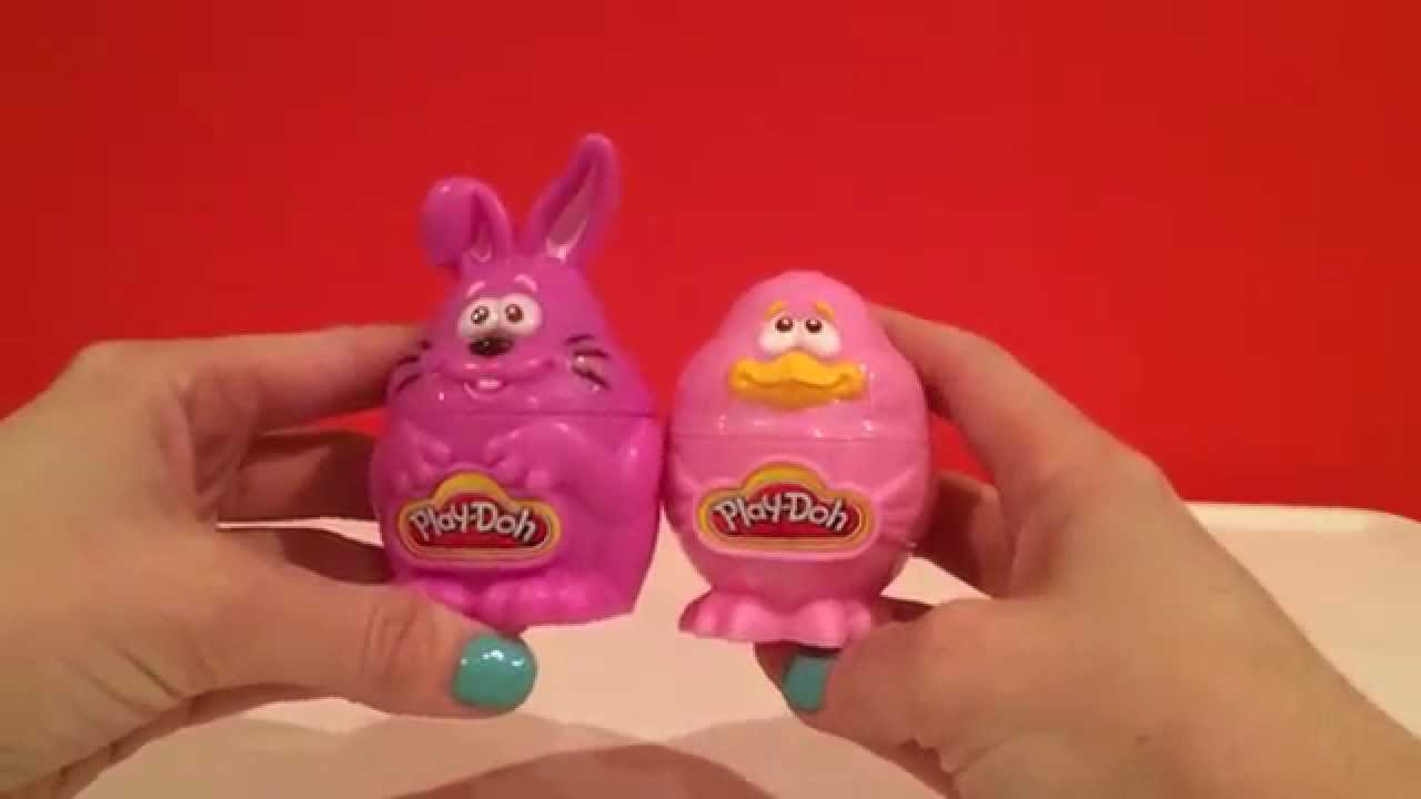 PLAY-DOH Bunny and Chick Stampers Easter Unboxing and Unwrapping - YouTube