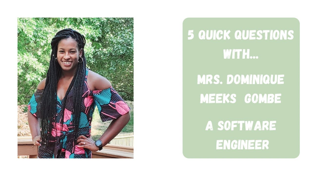 5 Quick Questions | Dominique Meeks Gombe | Posse - YouTube