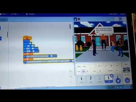 tugas informatika scratch kelompok 6 kelas viii-i - YouTube
