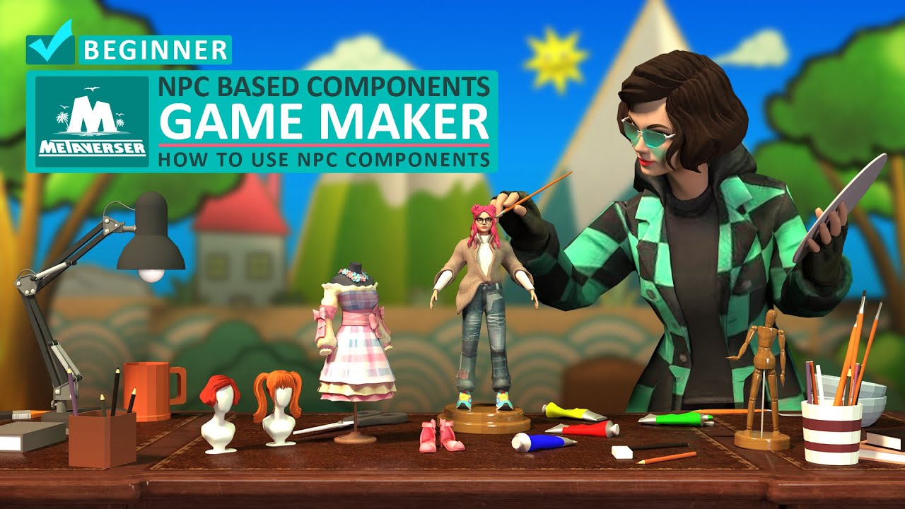 Metaverser Game Maker - Using NPC Based Components - YouTube