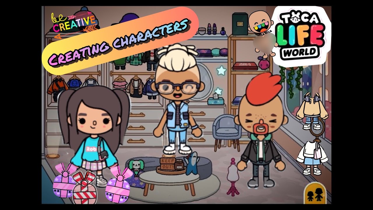 🎨 Creating 3 Unique #TocaBoca Characters! 👗👩‍🎨 - YouTube