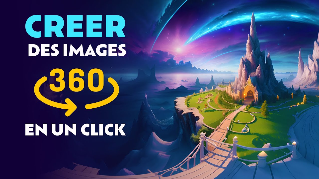 Créer des images panoramiques 360° en un clic grâce à l'IA ! 🌈 - YouTube