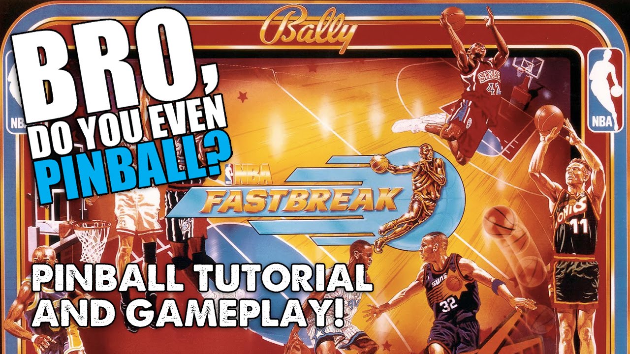 NBA Fastbreak pinball (Bally, 1997) 10/1/15 - "Bro, do you even pinball ...