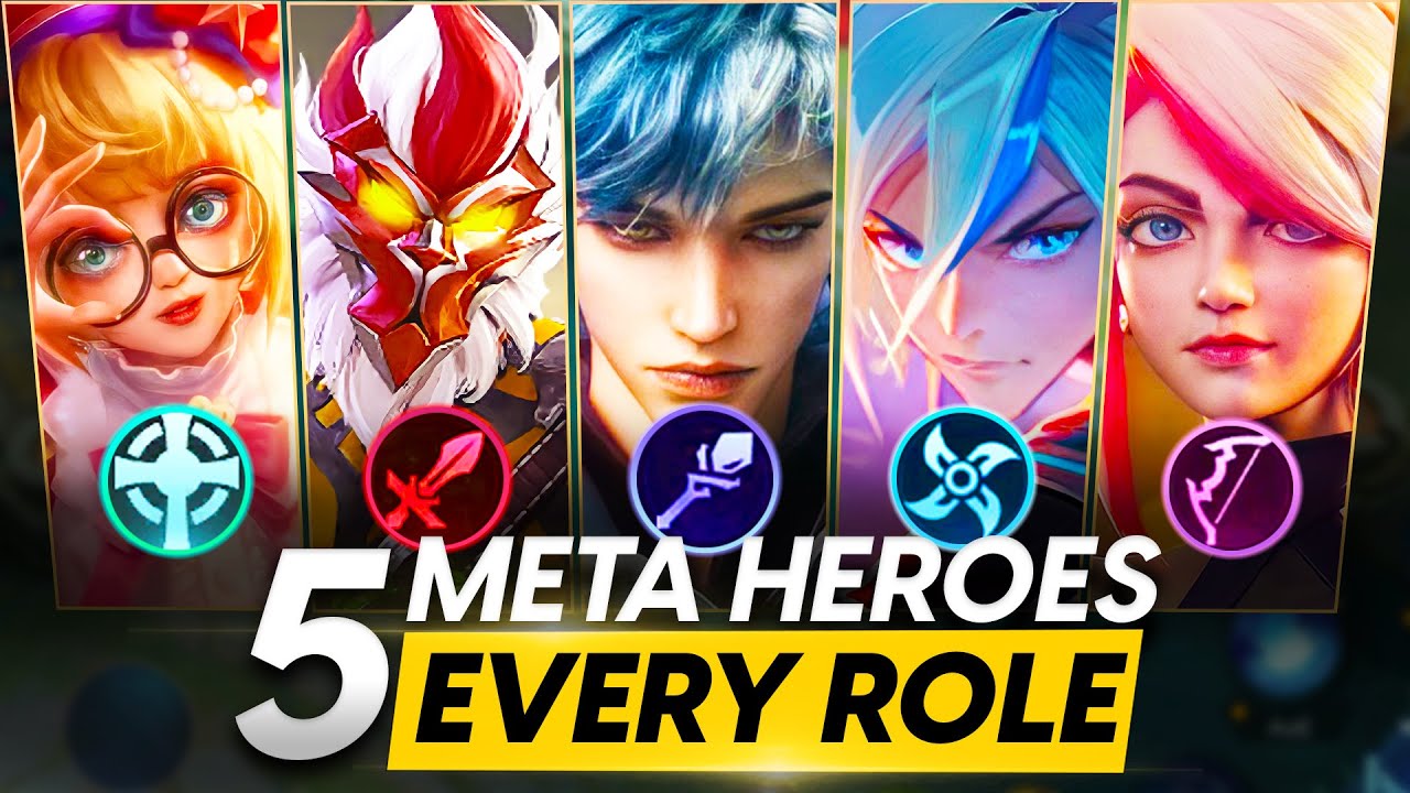 TOP 5 META HERO FOR EACH ROLE ON PATCH NOTE 1.6.72 | MOBILE LEGENDS ...