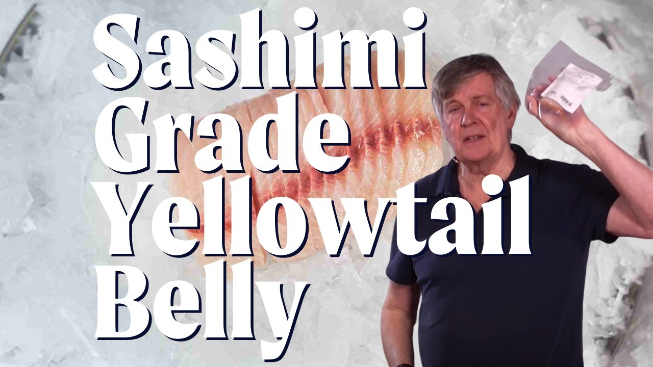 Sashimi Grade Yellowtail Kingfish Belly Strip - YouTube