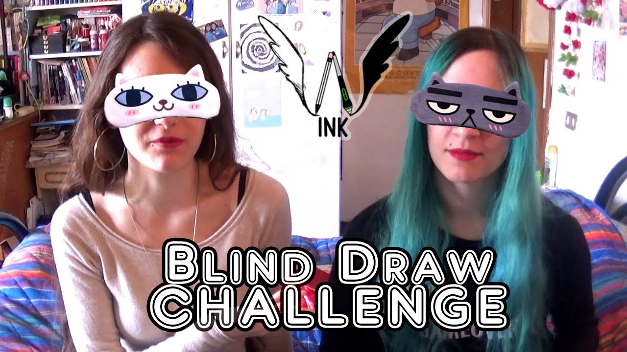 BLIND DRAW | Challenge! - YouTube