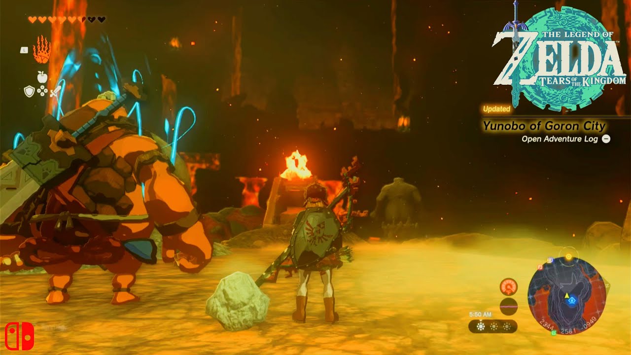 The Legend of Zelda TOTK - join Yunobo into "Depth" & Death Mountain ...