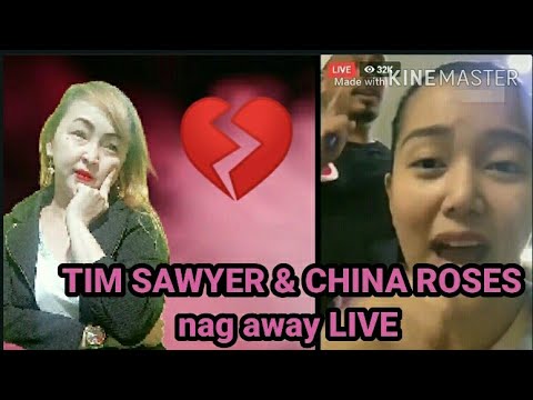 TIM SAWYER & CHINA ROSES Nag Away sa Live/Chika minute by Val - YouTube