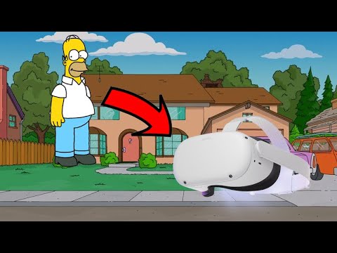 The Simpsons In Virtual Reality (4k 60fps) - YouTube