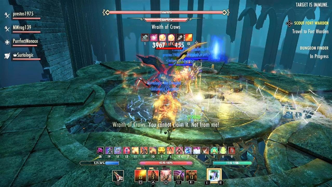 ESO Red Petal Bastion Trifecta - Of the Silver Rose - DK tank - YouTube