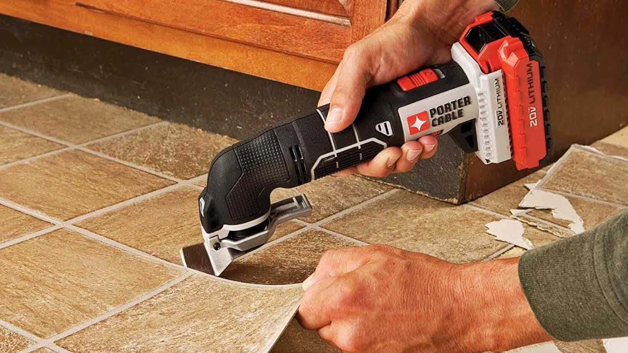 PORTER-CABLE PCC710B 20V MAX Oscillating Tool with 11 Piece Things ...