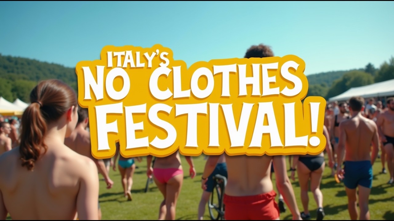 🇮🇹 Italys Biggest Naturist Festival Why Thousands Live With No