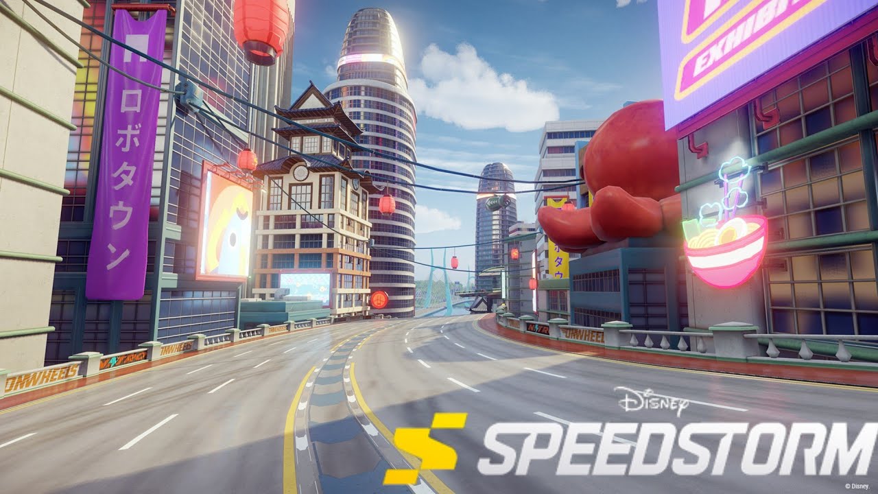 Disney Speedstorm - Big Hero 6 Map Gameplay - YouTube