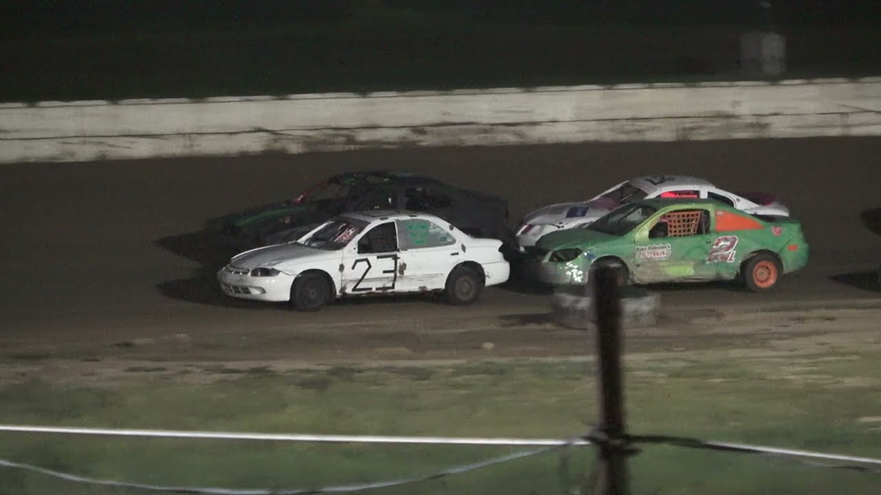 4 Cylinder Heat Race #2 at Mid Michigan Raceway Park, Michigan on 08-26 ...