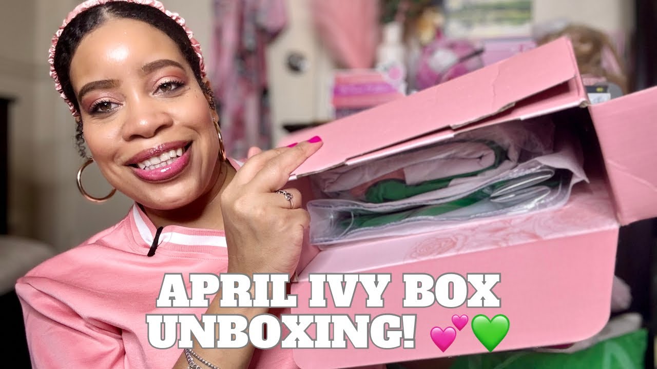 UNBOXING AKA APRIL IVY BOX! We Got a BAG! 💕💚 - YouTube