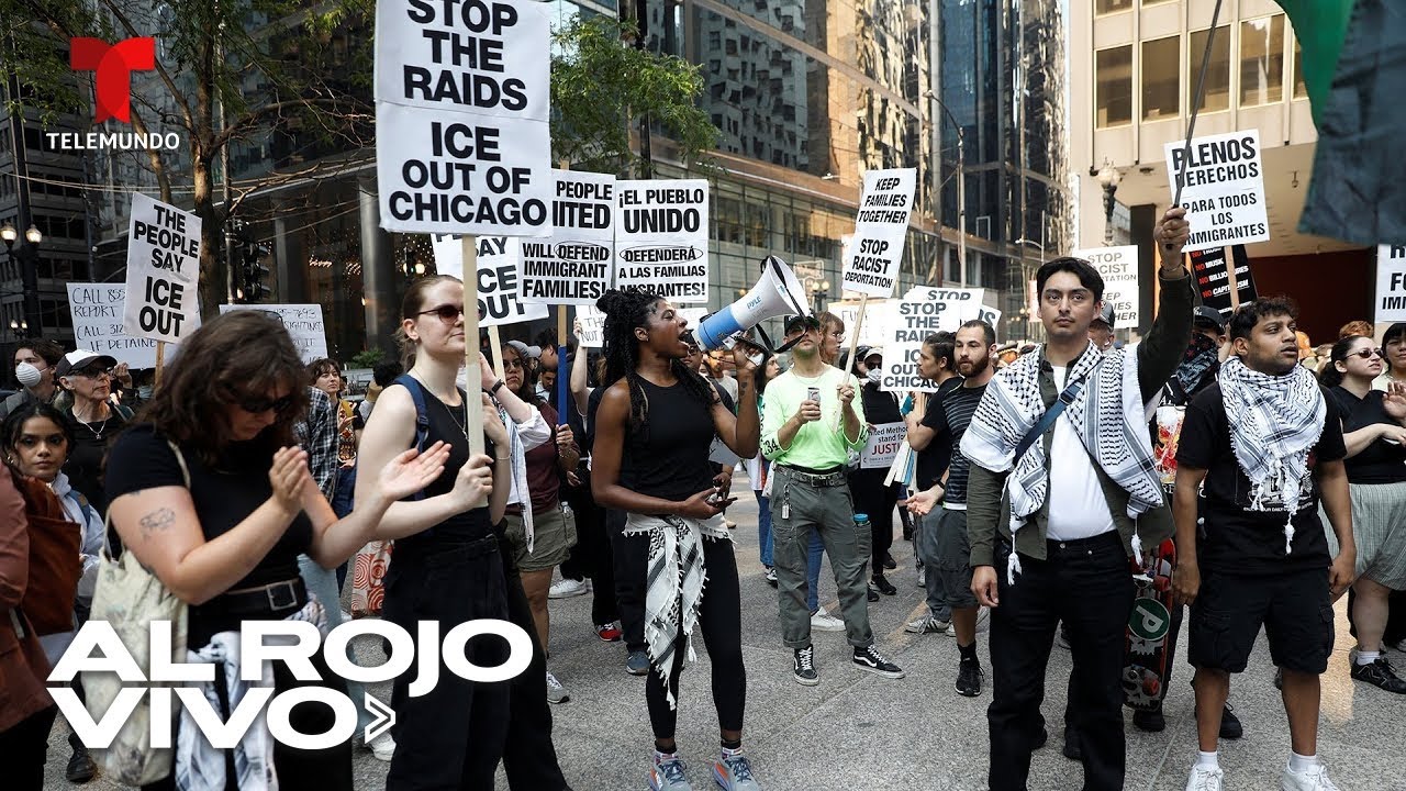 EN VIVO: Cientos salen a las calles de Chicago para protestar en contra ...