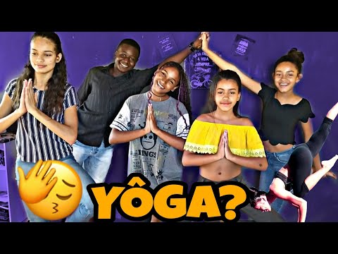 TENTANDO FAZER POSES DE YÔGA KKK (YÔGA CHALLENGE) 😂🔥