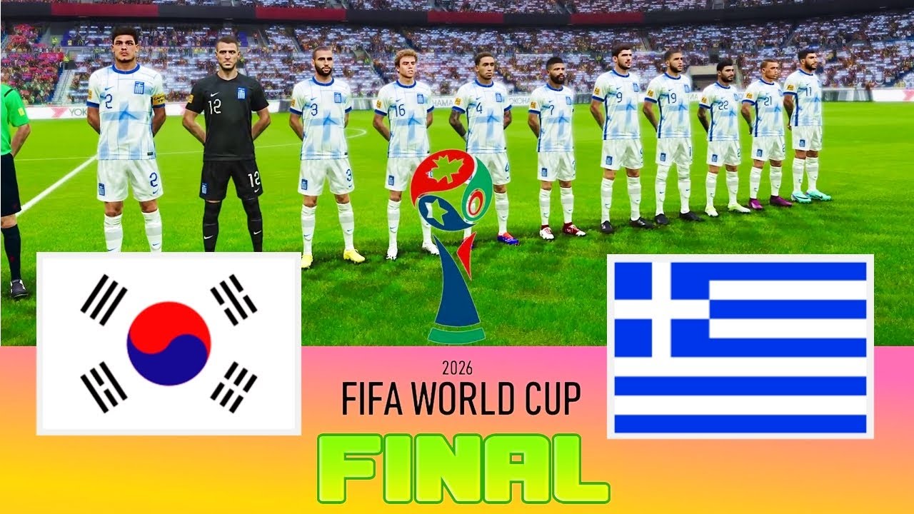 SOUTH KOREA vs GREECE - Final FIFA World Cup 2026 | Full Match All Goals | Football Match - YouTube