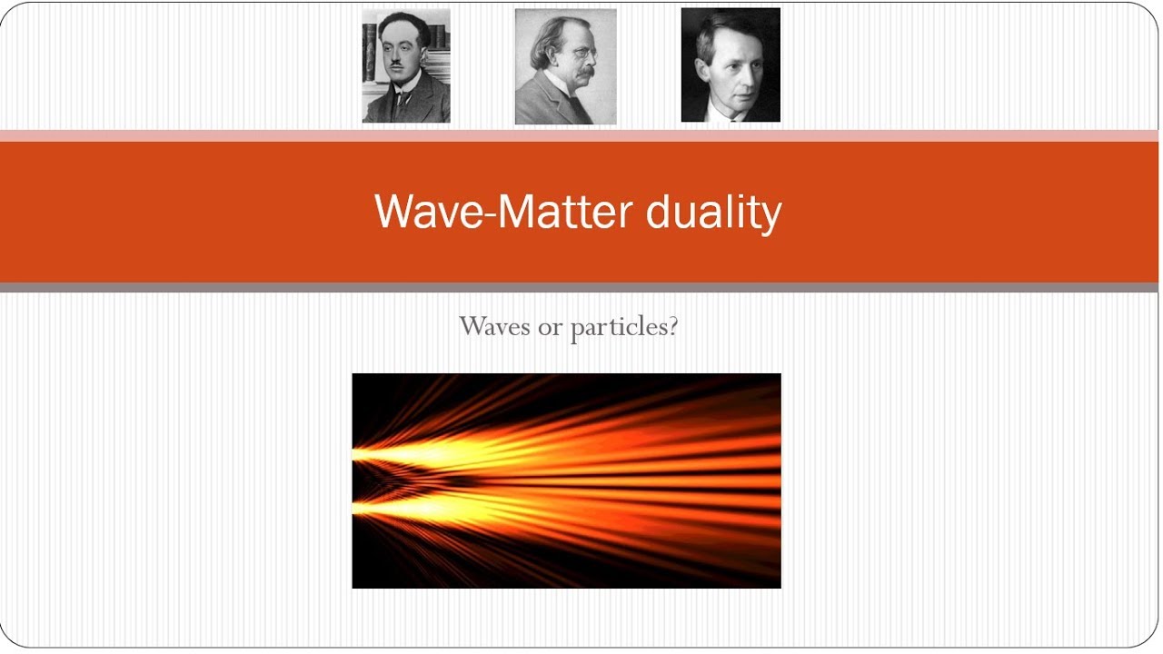 Wave-matter duality: Physics and a little bit of history! - YouTube