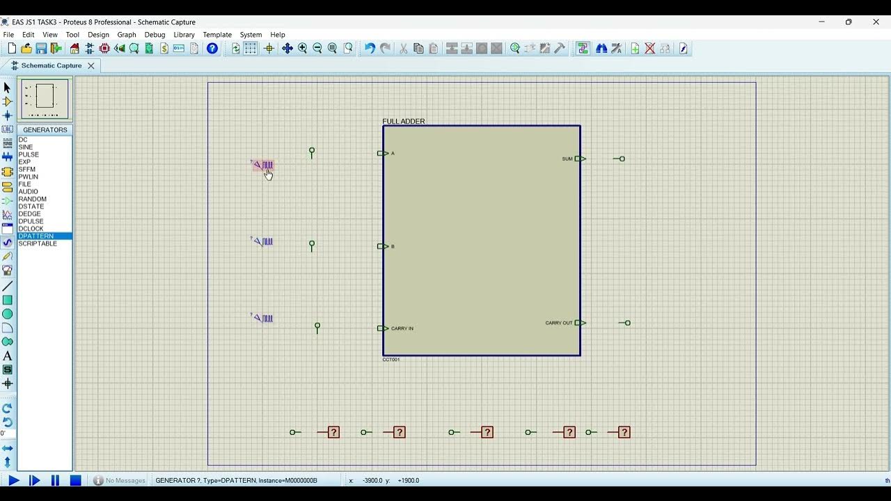 PART B: DIGITAL CIRCUIT ANALYSIS TASK 3: FULL ADDER CIRCUIT- USING SUB CIRCUIT MODE - YouTube