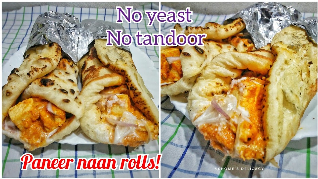 Paneer naan rolls | Street style recipe at home! - YouTube